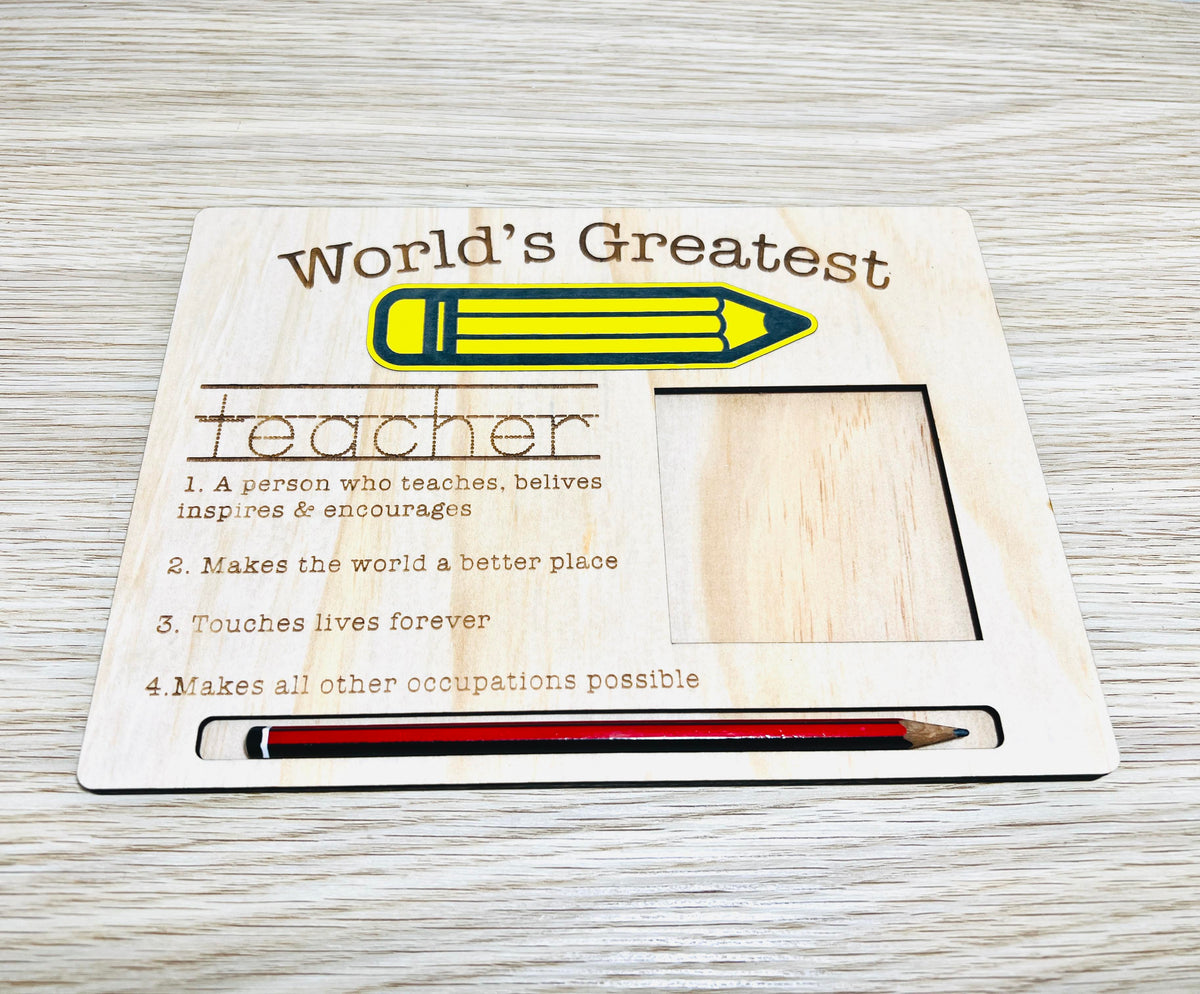 Best Teacher Sticky Note Holder