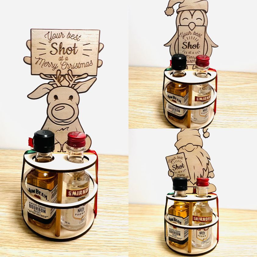 In the Christmas Spirit Shot Holder