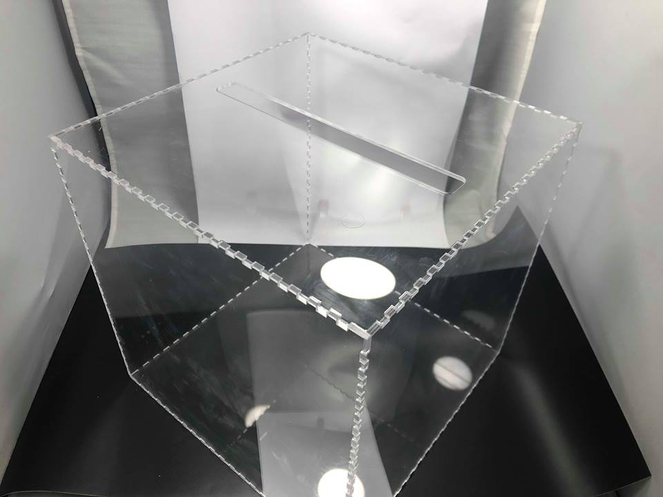 Clear Acrylic Wedding Letter Box