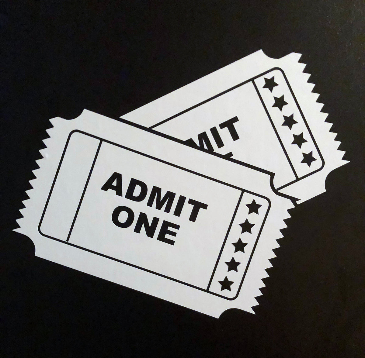 Movie Tickets Vinyl Decal